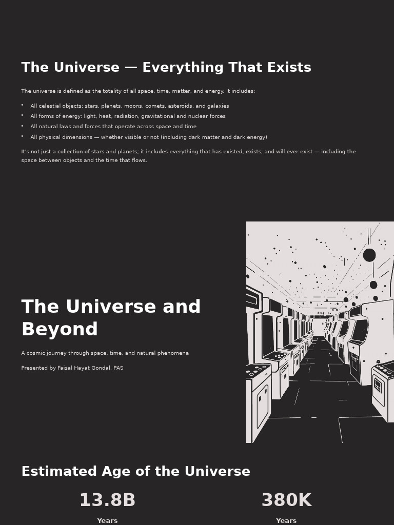 Understanding the Universe: Age, Expansion, and Structure | PDF | Solar ...