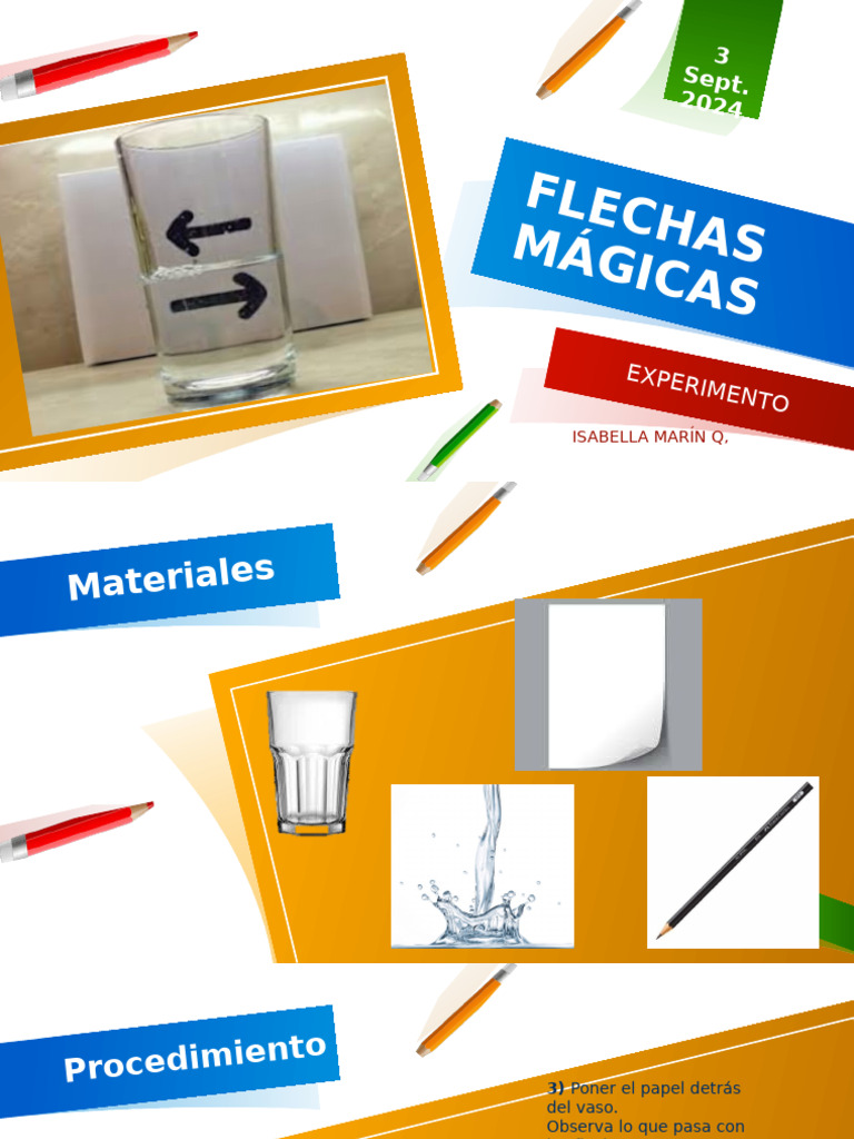 Experimento FLECHAS MÁGICAS | PDF