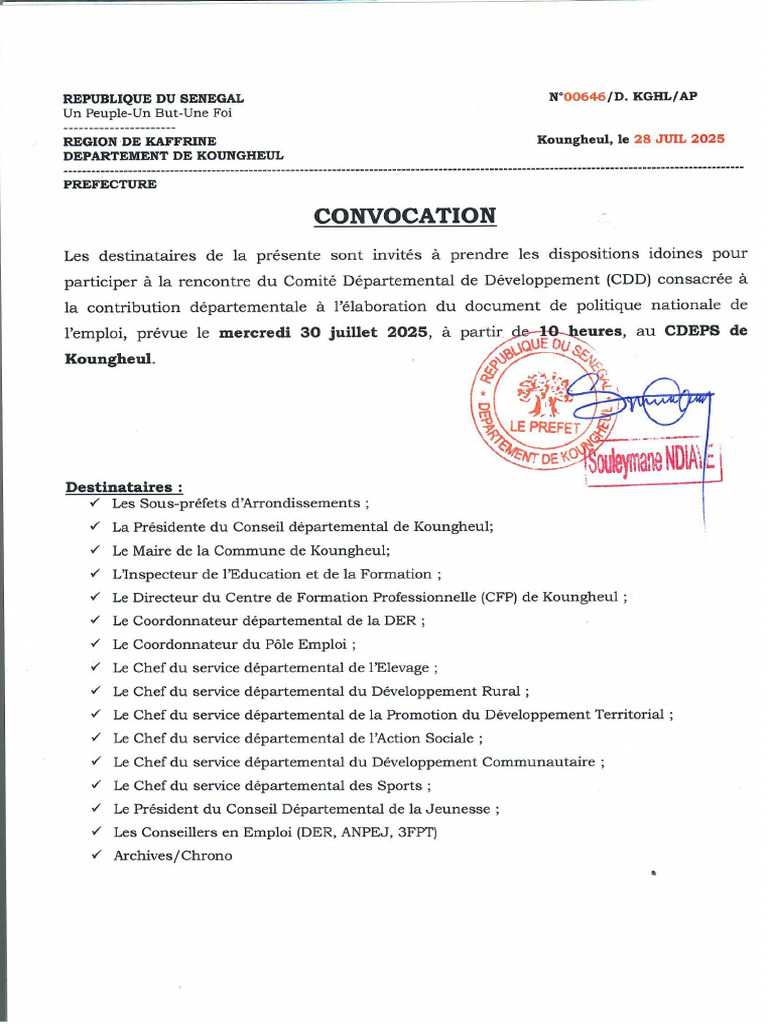 Convocation Contribution Pne | PDF