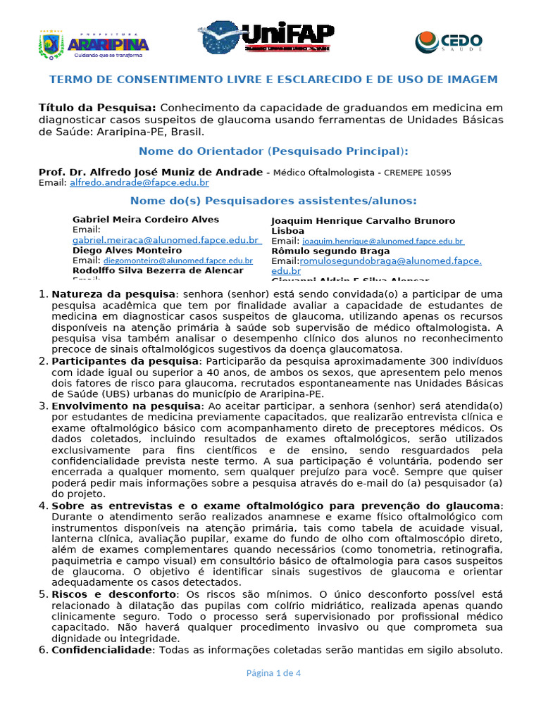 250624 Tcle Glaucoma | PDF | Glaucoma | Remédio