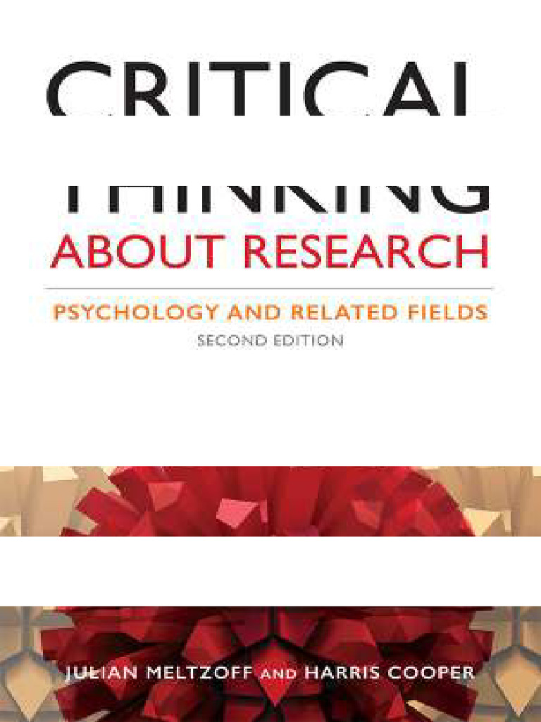 Critical Thinking in Psychology Research | PDF | Validity (Statistics ...