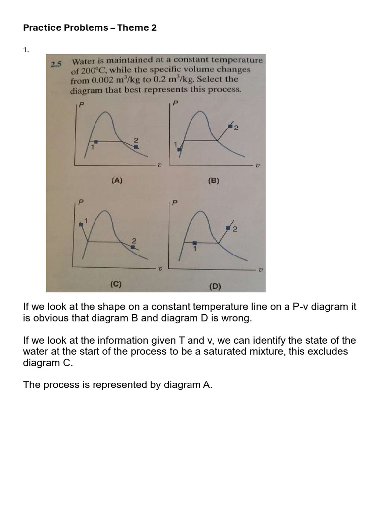 Memorandum For Practice Problems and Tutorial PDF | PDF | Statistical Mechanics | Gases
