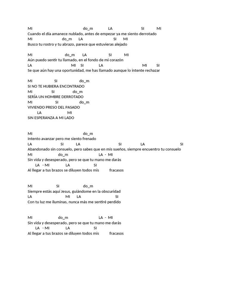 Si No Te Hubiera Encontrado | PDF