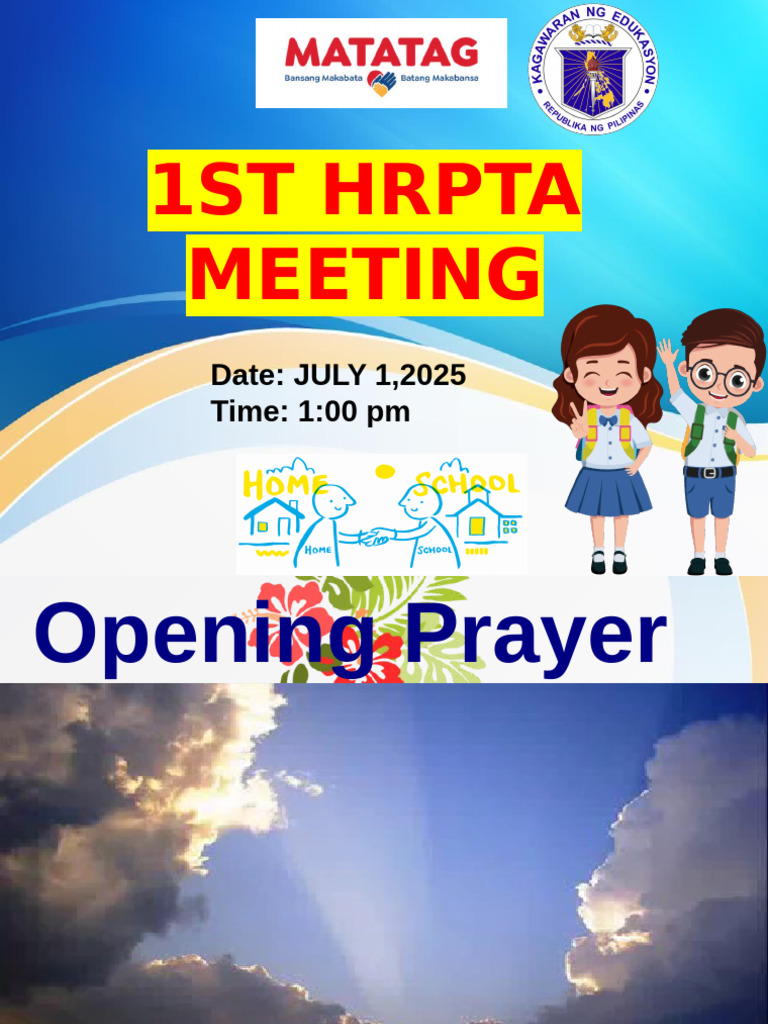 HRPTA Meeting Agenda and Guidelines | PDF | Philippines