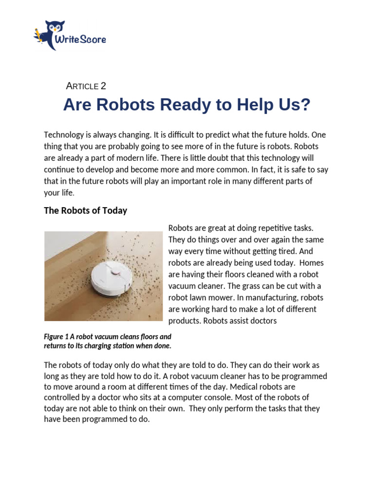 Future Robots: Enhancing Daily Life | PDF | Robot | Robotics