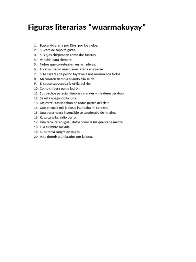Figuras Literarias | PDF