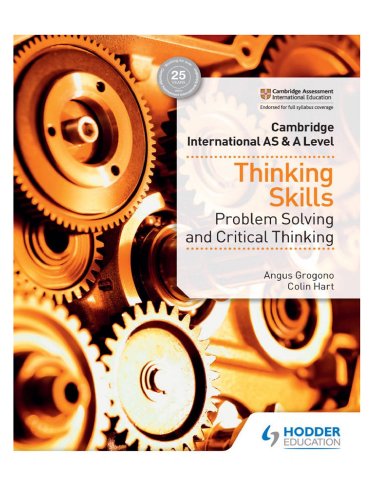 As & A Level Thinking Skills (Dragged) | PDF