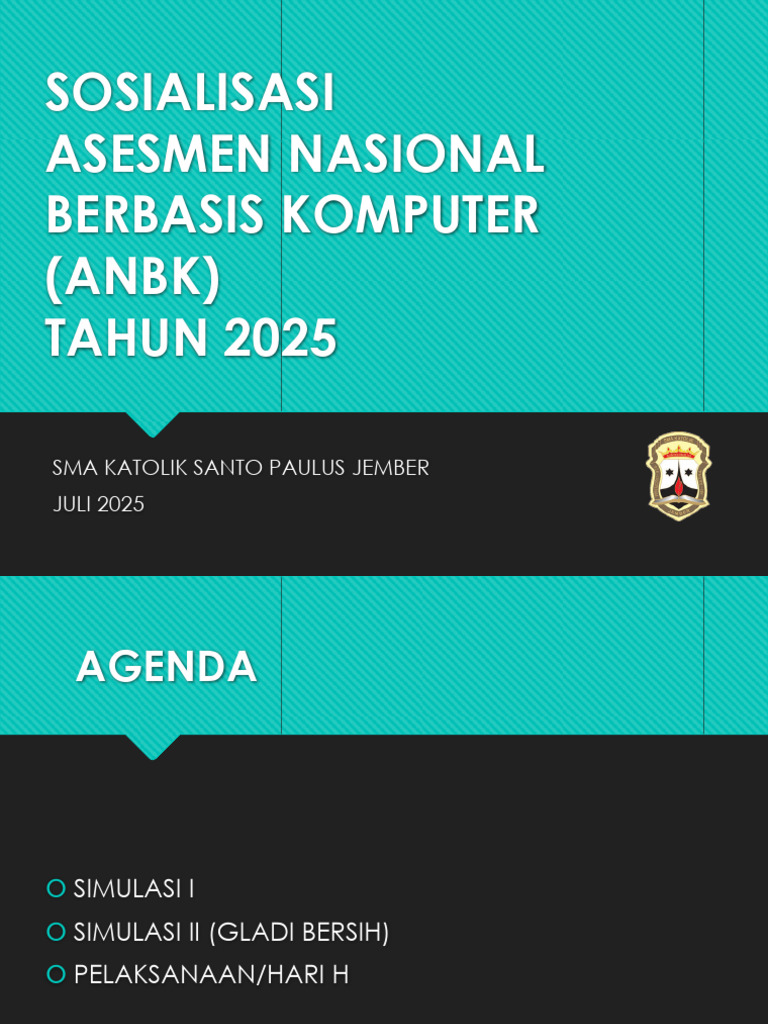 Sosialisasi Anbk 2025 | PDF
