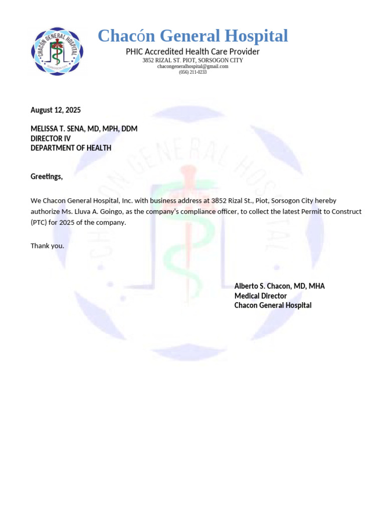 Authorization for Permit Collection | PDF