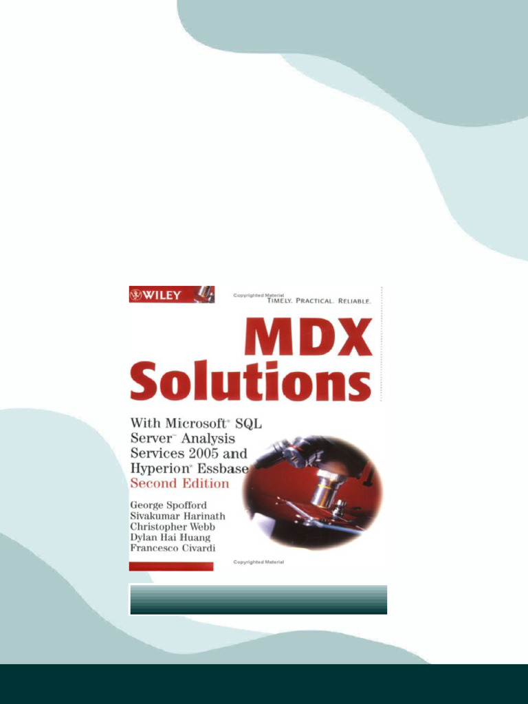 MDX Solutions With Microsoft SQL Server Analysis Services 2005 and Hyperion Essbase 2nd Ed ...