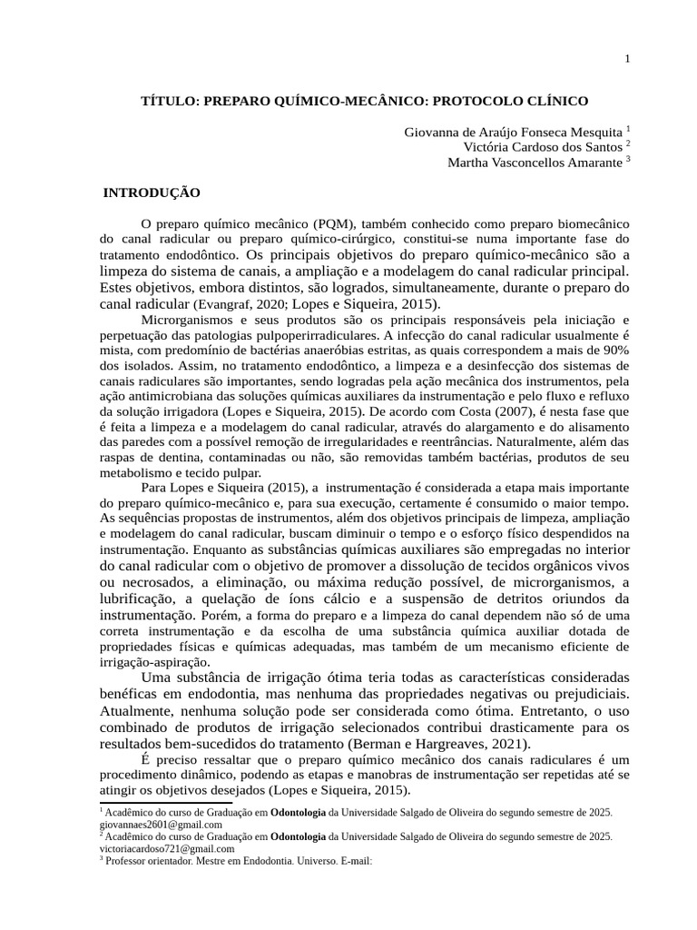 Protocolo Clínico Maravilhoso sobre pqm | PDF