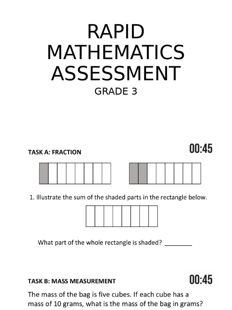 Rapid Mathematics Assessment | PDF