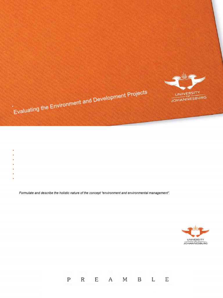 10- Evaluating the Environmental and Development Projects[1] | PDF | Environmental Impact ...