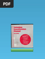Tableting Specification Manual: Sixth Edition | PDF | Tablet (Pharmacy ...