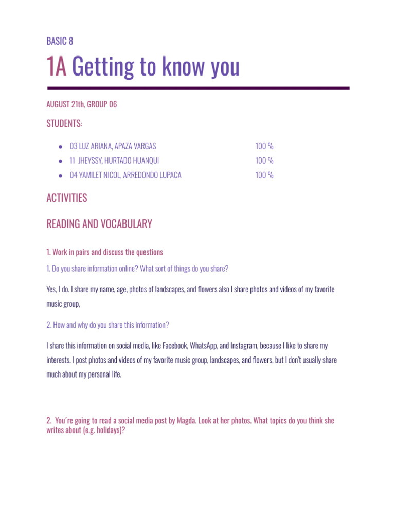 Getting To Know You, Libro Roadmap A2+ | PDF | Chess | Chess Theory