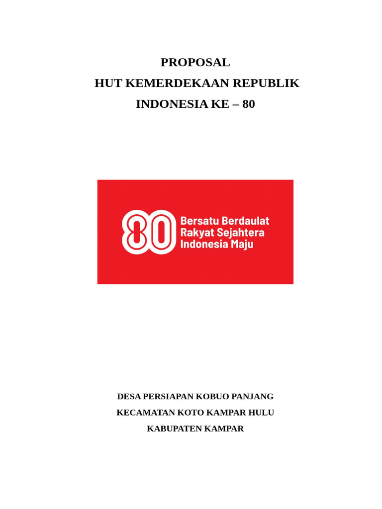 Proposal Hut RI Fix | PDF