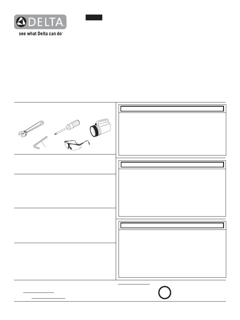 Delta Pull-Down Faucet Installation Guide | PDF | Pipe (Fluid ...