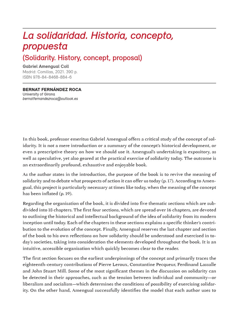 AdminRACO,+English+Version 11 La+Solidaridad | PDF | Solidarity ...