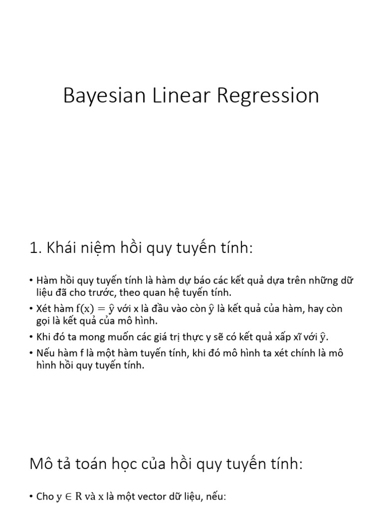 08 - Bayesian Linear Regression | PDF