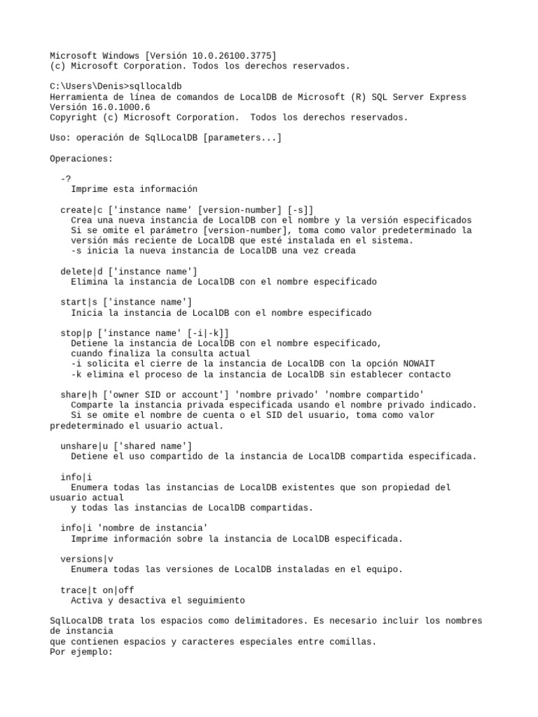 Primeros Pasos | PDF | Microsoft | Servidor SQL de Microsoft