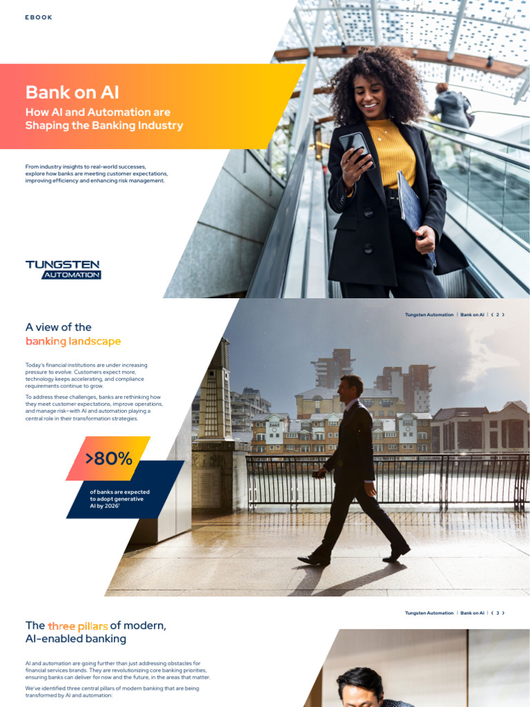 Eb Bank On Ai How Ai and Automation Are Shaping The Banking Industry ...