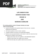 Grade 12 Life Orientation Test 2025 | PDF