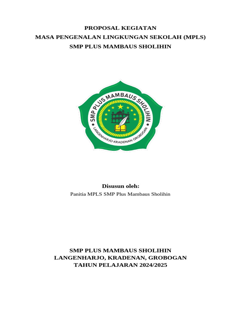Proposal MPLS SMP Plus Mambaus 2024 | PDF
