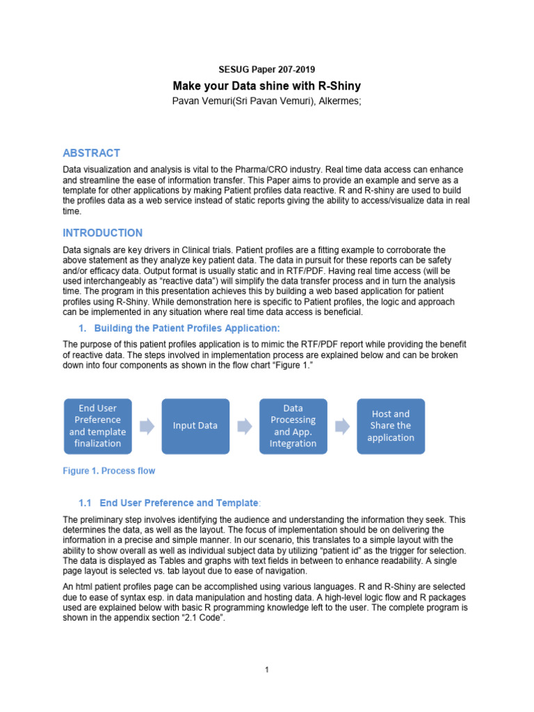 Sesug2019 Paper-270 Final PDF | PDF | User Interface | Client–Server Model