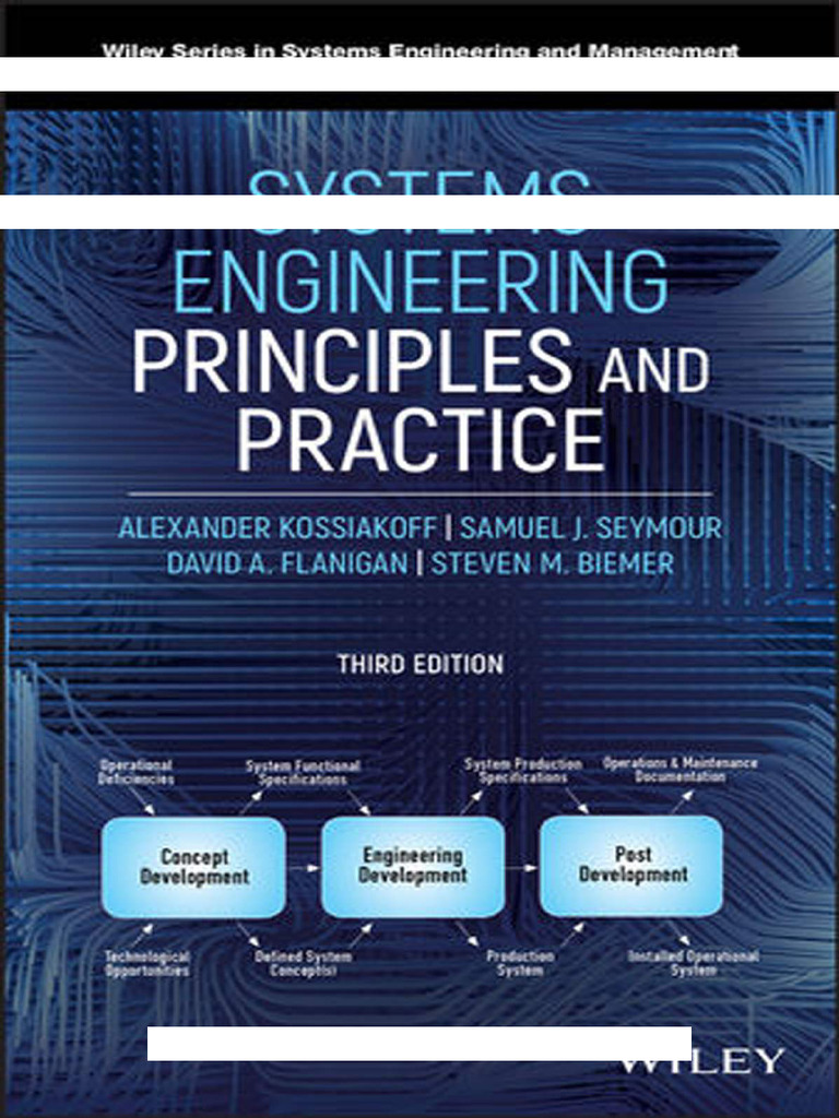 Systems Engineering Principles and Practice (3rd Edition) Kossiakoff | PDF | Systems Engineering