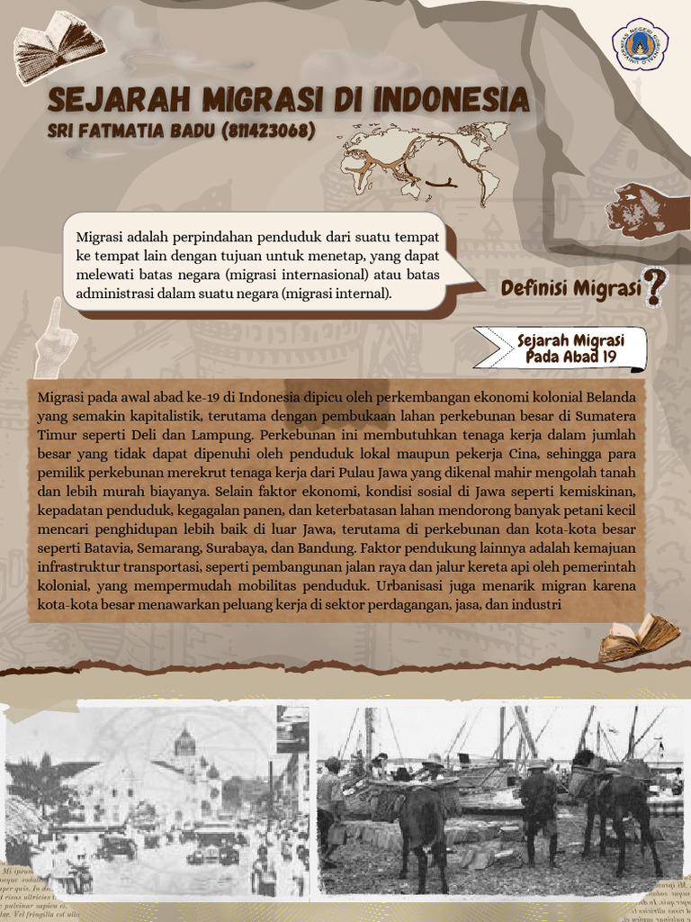 Sejarah Migrasi di Indonesia Abad 19-20 | PDF