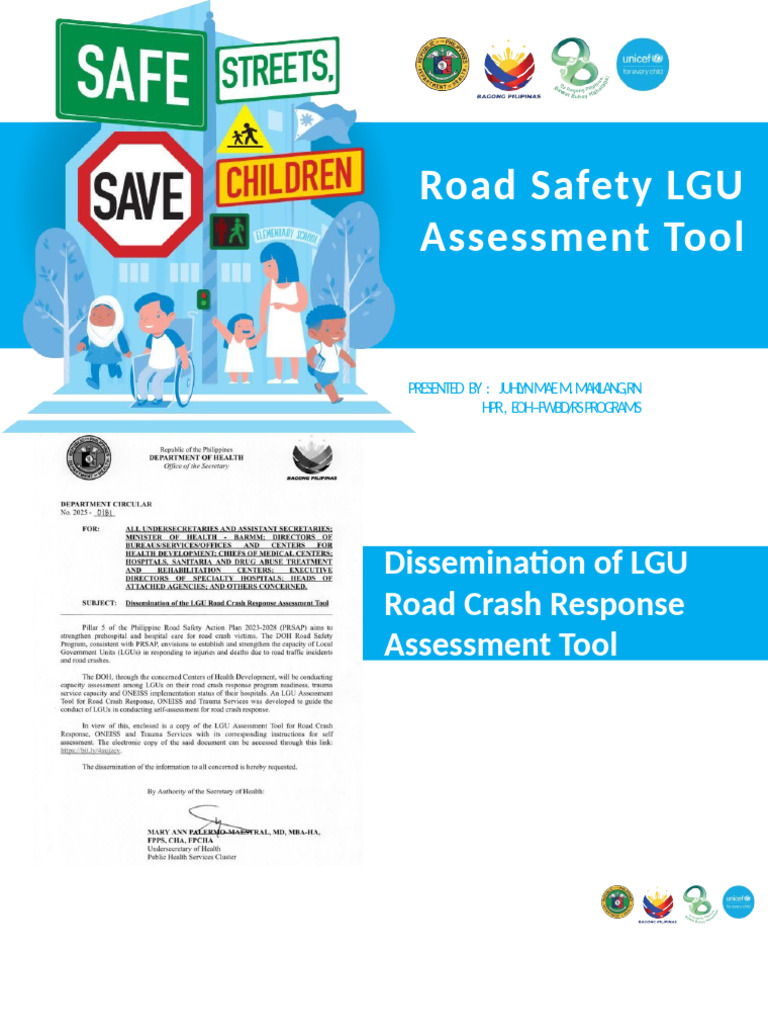 ONEISS Road Safety Presentation (31925) | PDF | Emergency Medical ...