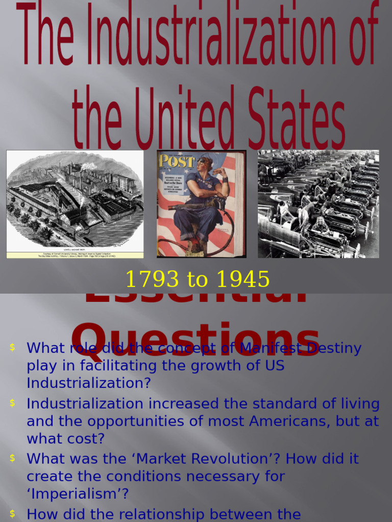Industrialization and Imperialism in America | PDF | Industrial ...