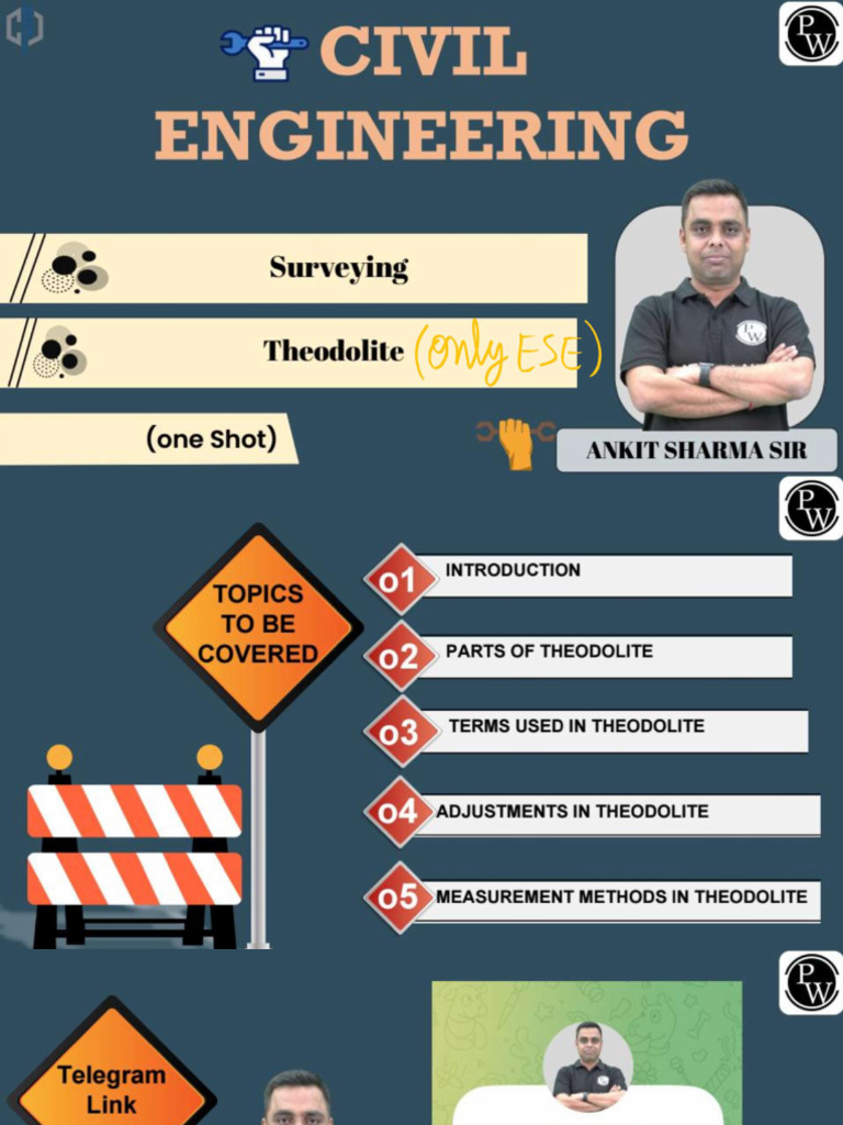 Theodolite - Class Notes | PDF
