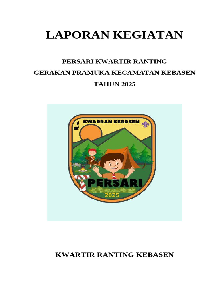 Laporan Persari SDN 3 Bangsa | PDF