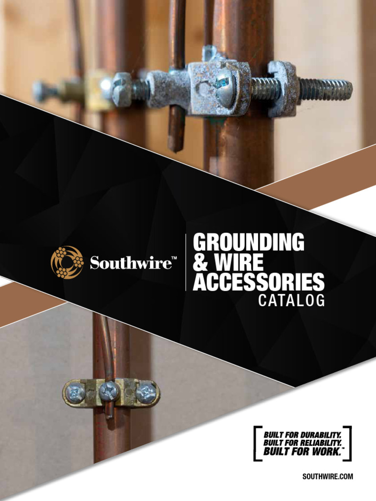 Grounding & Wire Accessories Catalog | PDF | Pipe (Fluid Conveyance ...