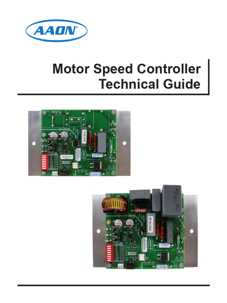 Motor Speed Controller Overview | PDF | Alternating Current | Electric ...