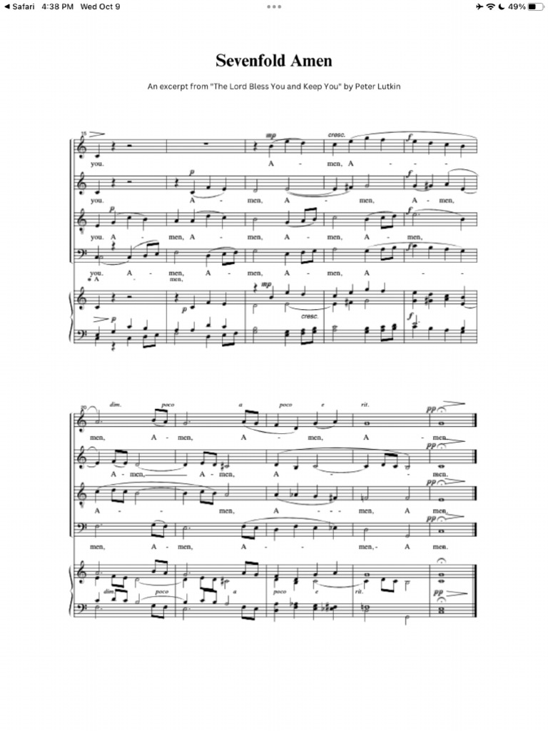 7 Folds Amen | PDF
