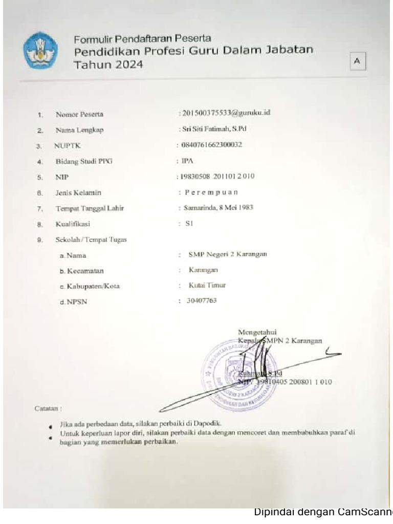 Formulir A1 Pdf