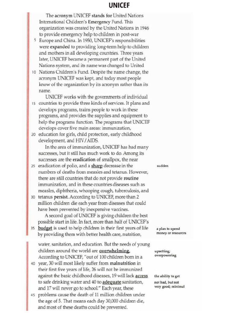 Unicef | PDF