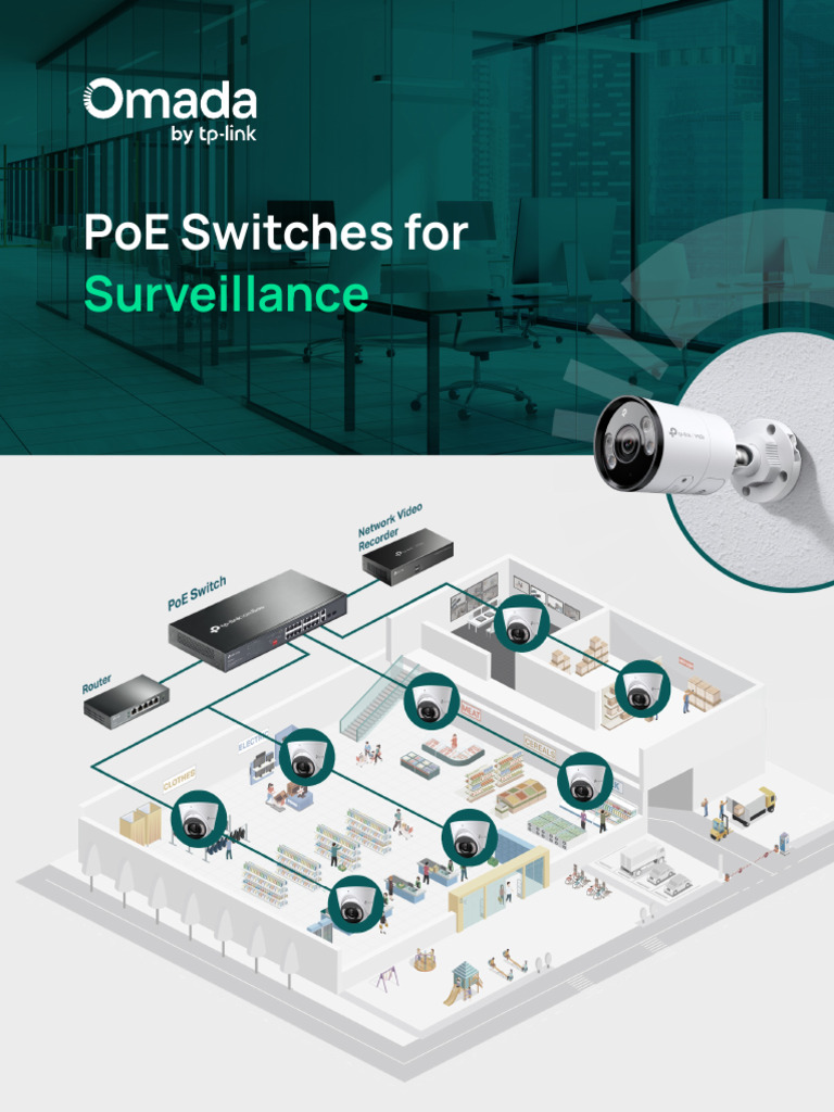 2412 Omada+PoE+Switch+for+Surveillance+Flyer R2 | PDF | Network Switch ...