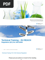 REACH Compliance Declaration Template | PDF | Finance & Money Management