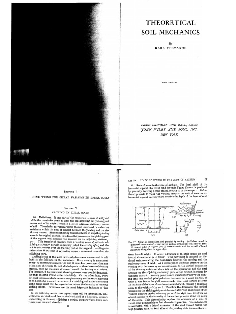 Arching Effect by Terzhagi | PDF