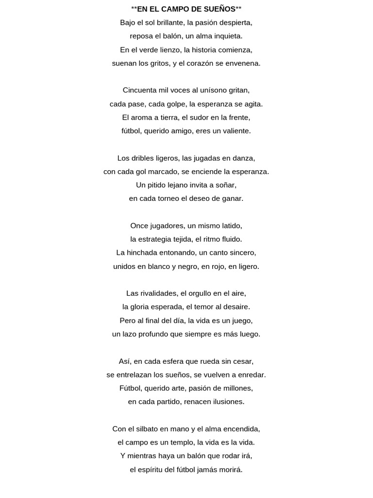 En El Campo de Sueños Lian | PDF