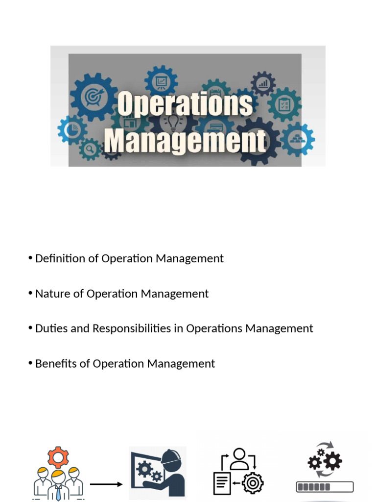 Unit2. Introductio of Operations Management Presentation DONE | PDF | Operations Management ...