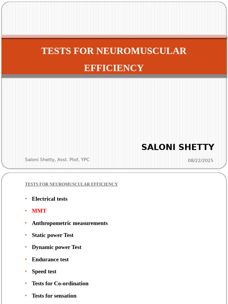 Neuromuscular Efficiency Testing Overview | PDF | Muscle Contraction ...