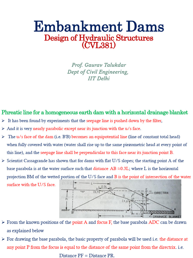 Embankment Dams Part 2 | PDF | Civil Engineering | Soil