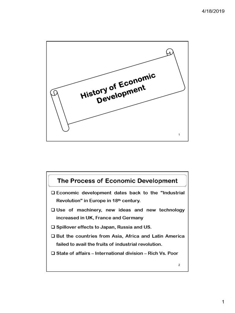 Economic Development vs. Growth Explained | PDF | Poverty | Poverty ...