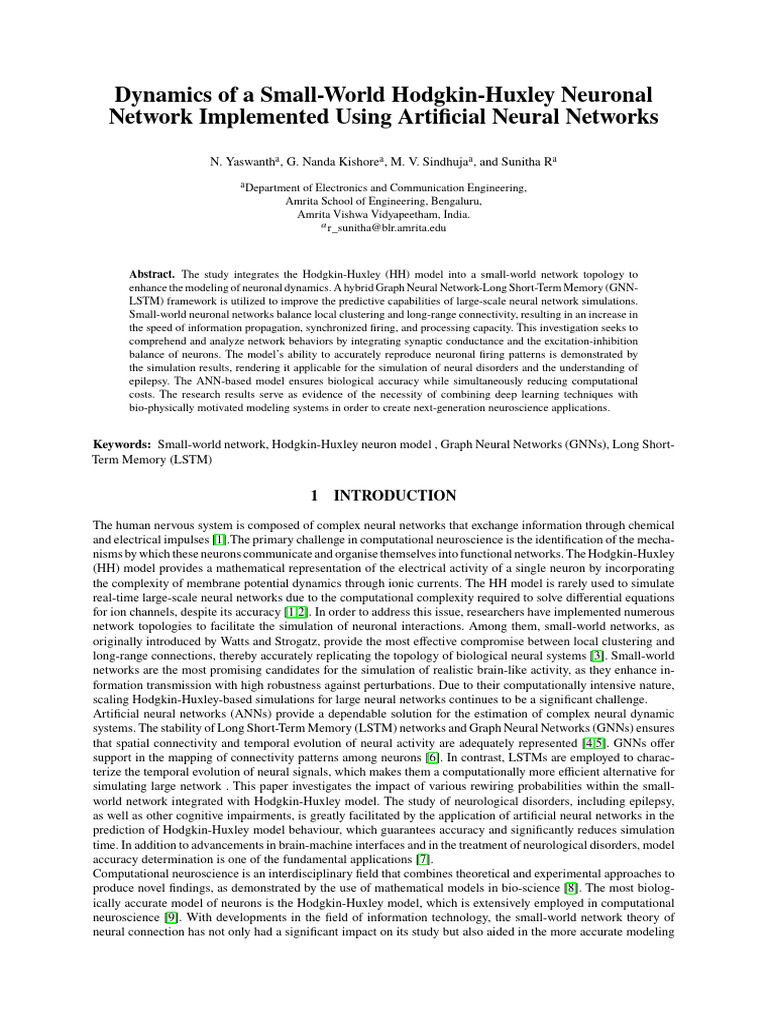 901 Modified Paper | PDF | Nervous System | Membrane Potential
