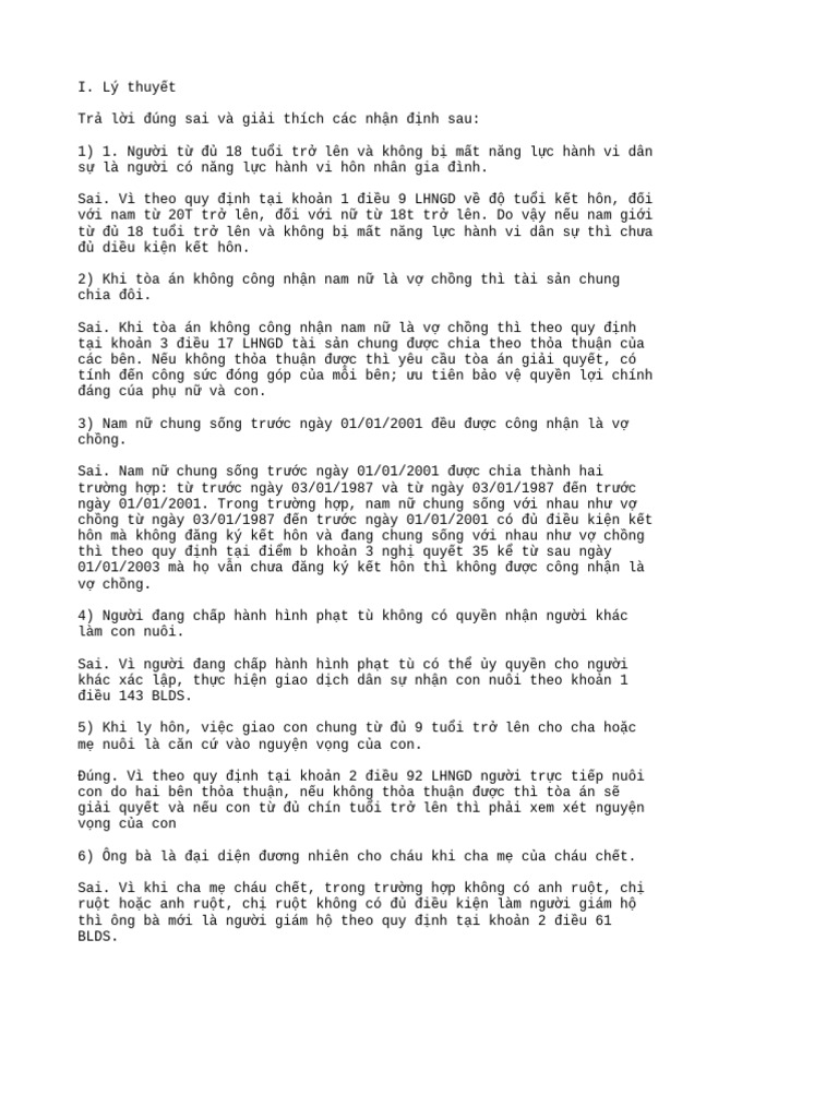 Ly Thuyet Luat HN | PDF