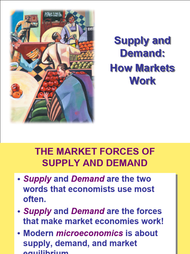 Demand, Supply & Equilibrium Analysis | PDF | Supply And Demand ...